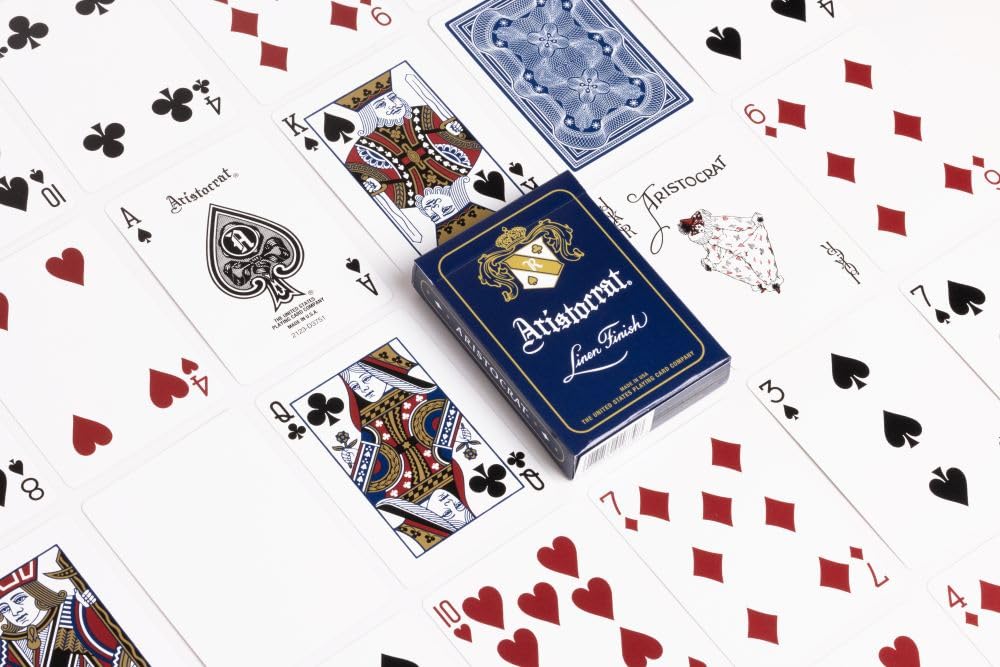 Aristocrat Blue Deck of Playing Cards Poker Size – Toy Empire