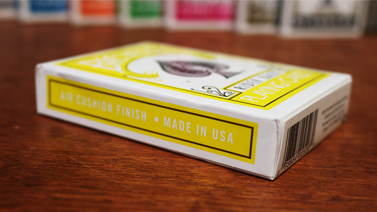 Bicycle Rider Back Yellow Deck of Playing Cards Poker Size – Toy Empire