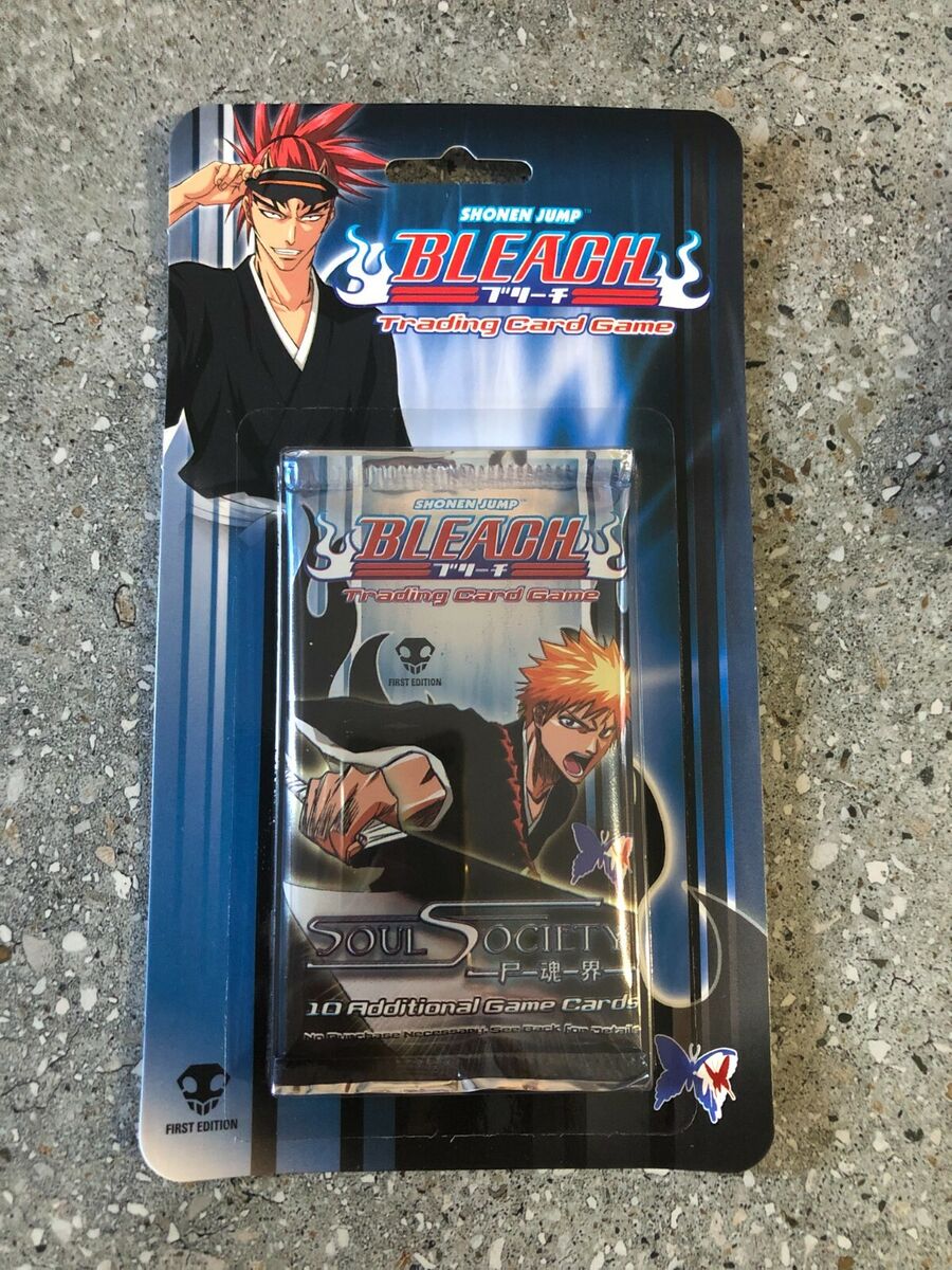 Bleach Soul Society TCG 1st Edition Game Cards 1 Blister Booster Pack ...