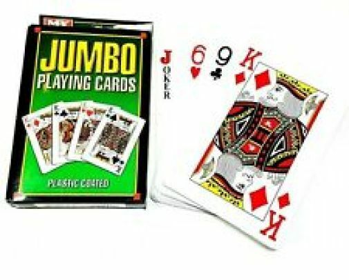 Playing Cards Jumbo Size 90x160mm Deck – Toy Empire