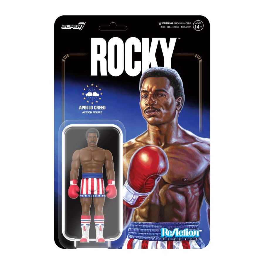 Rocky I Apollo Creed Boxing Reaction 3.75" Figure – Toy Empire