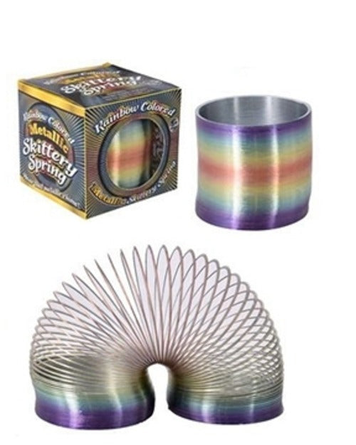 Spring 56mm Rainbow Metallic In Box X 1 Piece – Toy Empire