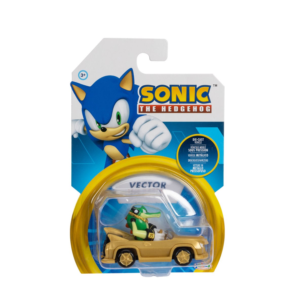 Sonic the Hedgehog 1:64 Scale Vehicle Wave 8 One Piece Assorted Charac ...
