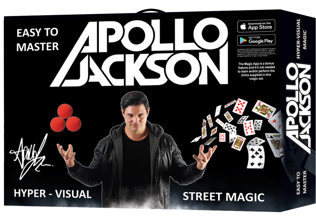 Apollo Jackson Hyper Visual Street Magic 100+ Tricks Set – Toy Empire