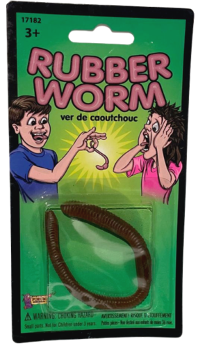 Rubber Worm Gag – Toy Empire