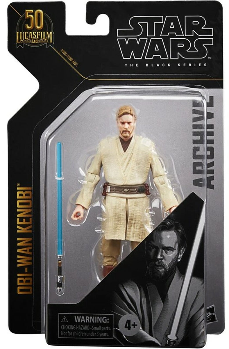 Star Wars The Black Series Archive Obi-Wan Kenobi 6 Inch Action Figure ...