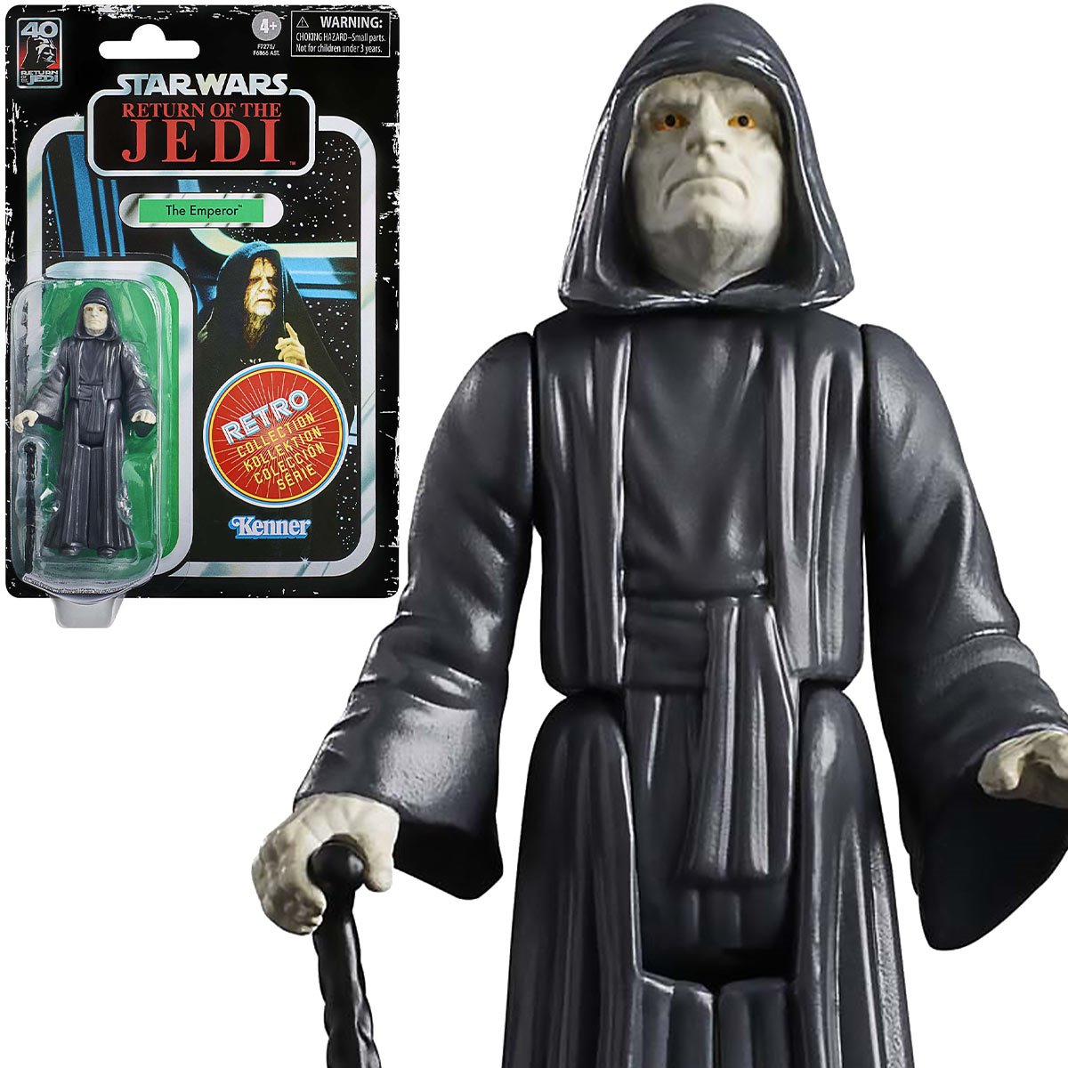 Star Wars The Retro Collection The Emperor 3 3/4" Action Figure – Toy ...