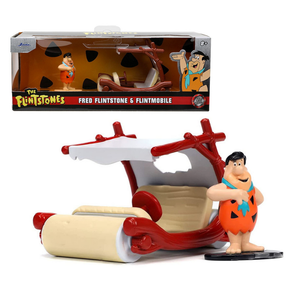 The Flintstones Flintmobile with Fred Flintstone 1:32 Scale Hollywood ...