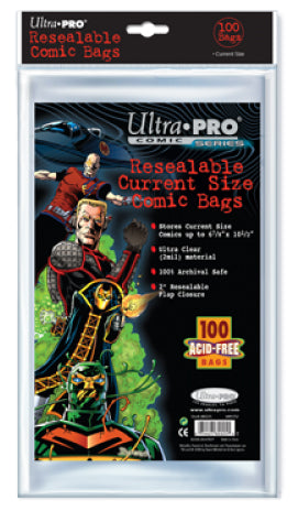 Ultra Pro Comic Resealable Current Size Bags 100 Pack – Toy Empire