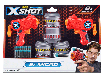 XShot Excel Micro Twin Pk Dart Blasters Includes 8 Darts – Toy Empire